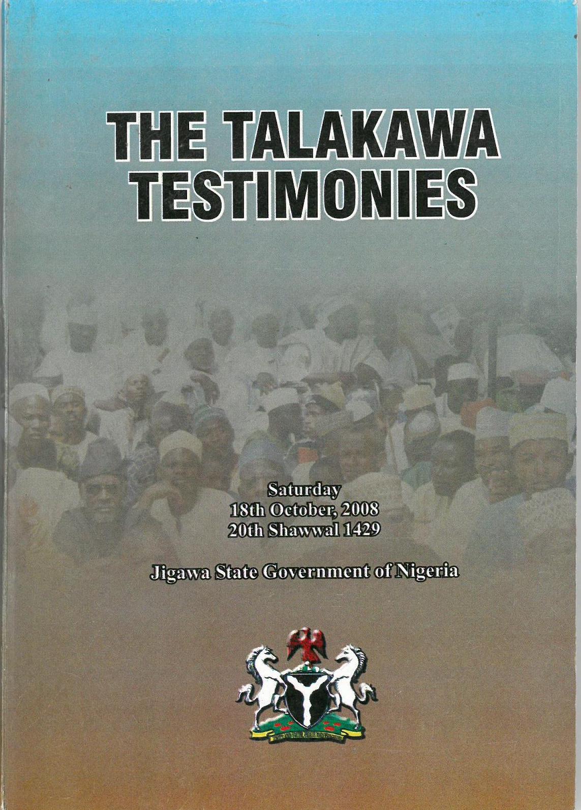 Talakawa testimonies booklet | Intervention