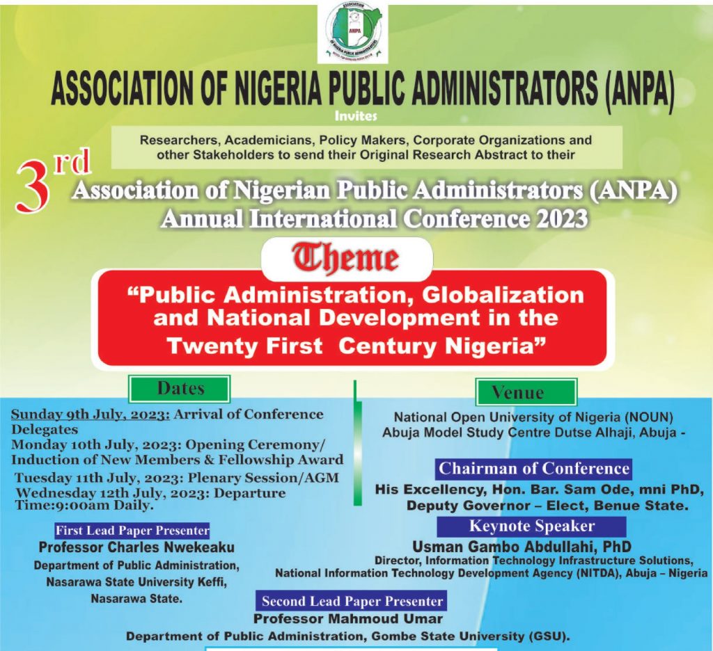 ANPA Takes On Globalisation and National Development in Nigeria in the ...